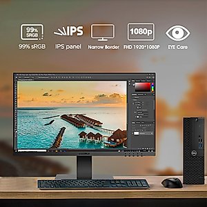 Dell OptiPlex 3050 Desktop Computers with 24" Monitor PC Bundle,Intel Core i5-7500 3.4GHz,16GB Ram New 512GB M.2 NVMe SSD, AX200 Built-in WiFi 6,Refurbished Desktop,HDMI,Windows 10 Pro (Renewed)