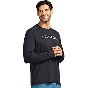 Peloton Men's Standard Striving Long Sleeve, Black, Medium