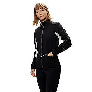 SWIX Women's Tokke Water-Repellent Breathable Lightweight Softshell Comfortable Fit, Black, Small