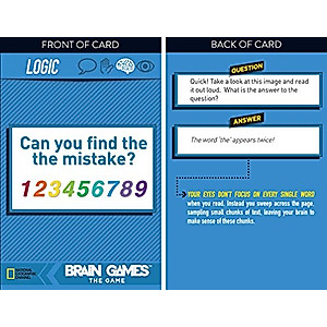 Brain Games - The Game - Based on the Emmy Nominated National Geographic Channel TV Series