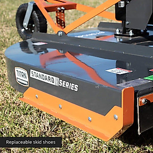 Titan Attachments 5 FT Standard Series Compact Rotary Brush Cutter, Slip Clutch PTO Shaft