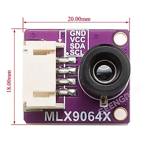 xicoolee Thermal Camera MLX90640-D55 IR Array Thermal Imaging Camera,I2C Interface 32 * 24 Pixel Infrared Array,55 Degree Field of View