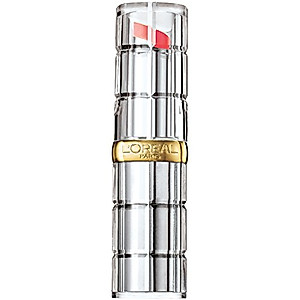 L'Oreal Paris Makeup Colour Riche Shine Lipstick, Luminous Coral, 0.1 oz.