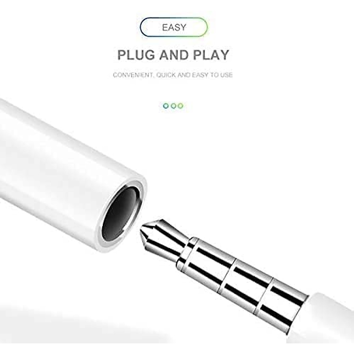 Lightning to 3.5mm Adapter, 2 Pack [Apple MFi Certified] iPhone Headphone Adapter Lightning to 3.5mm Audio Aux Jack Adapter Dongle Cable Converter Compatible with 14 13 12 11 XR XS X 8 7 iPad iPod