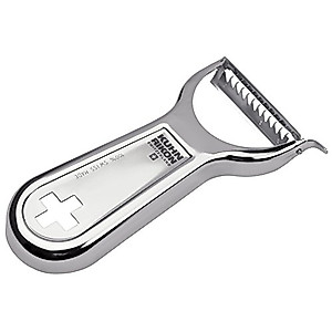 Kuhn Rikon "Swiss Metallic" Julienne Cross Peeler, Silver