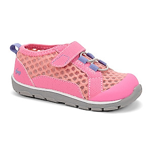 See Kai Run - Anker Water-Friendly Active Shoe for Little Kids, Coral/Multi, Little Kid 11
