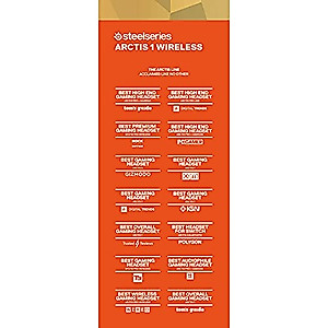 SteelSeries Arctis 1 Wireless - Wireless Gaming Headset - USB-C Wireless - Detachable Clearcast Microphone - for PC, PS5, PS4, Nintendo Switch, Android, Black