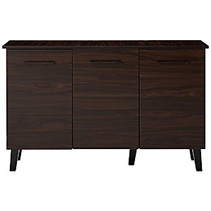 GDFStudio Emilia Side Board Cabinet | Scandinavian, Danish, Mid Century Modern Design | Perfect for Entryway-Dining or Living Room | Wenge