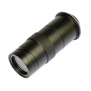 Monocular 8x-100x 43mm-150mm C-Mount Zoom Glass Lens for Industry Lab Microscope Camera