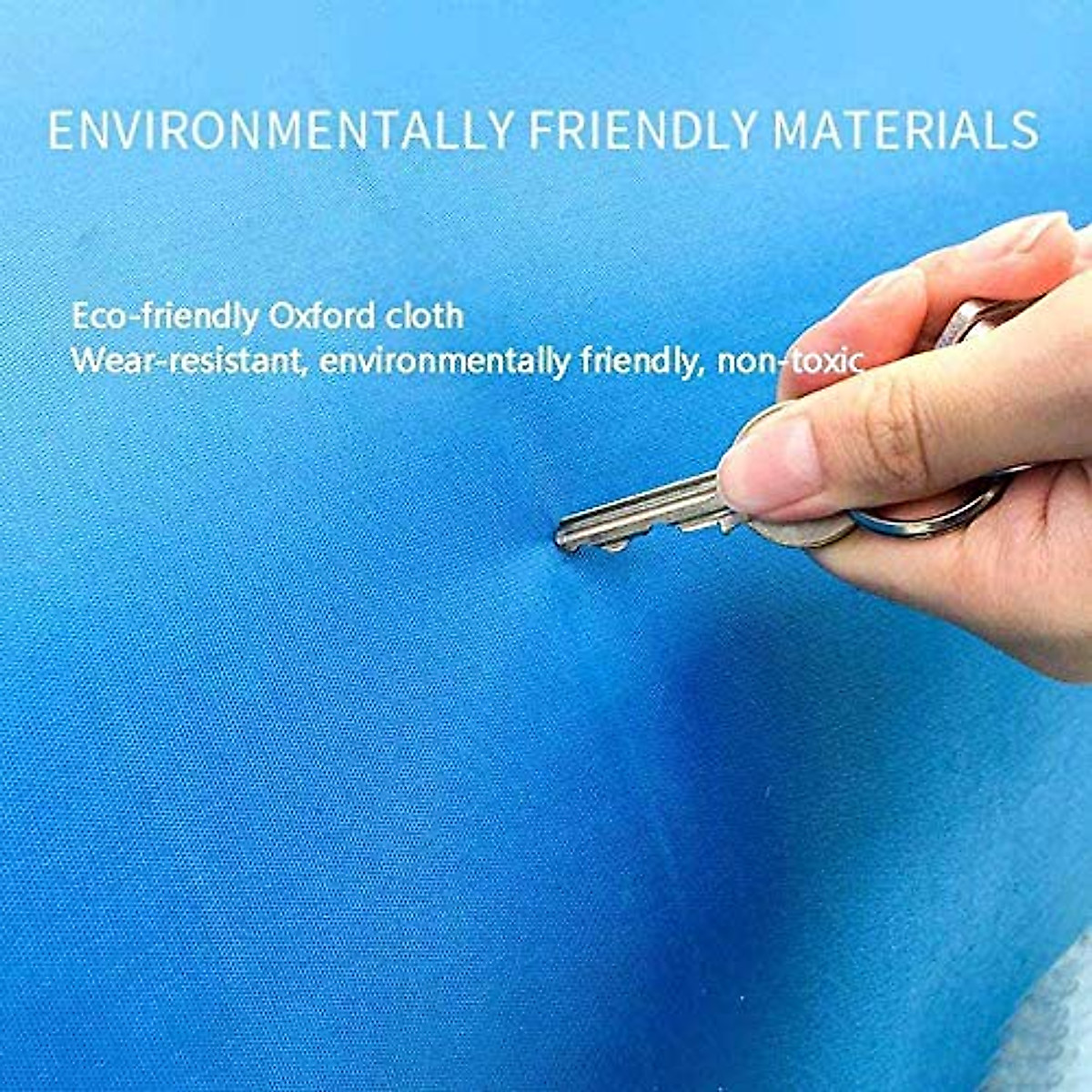 Inflatable Castle and Slide, Blue Dog House Children Slide Outdoor Small Playground Home Square Trampoline Children Play Fence Colors 532 347 262Cm