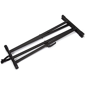 Novation AMS-IMPULSE-61 Impulse 61 Keyboard Bundle with Sustain Pedal and Adjustable Keyboard Stand (3 Items)