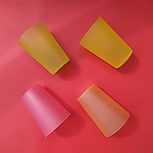 Children'S Cup-12 Sets Of Children'S Plastic Cups-10oz Children'S Juice Cup-Party Cup-Water Cup-Picnic Cup-Dishwasher Safe-Bpa Free Cup-4 Bright Colors-Suitable For Bright Children And Toddlers