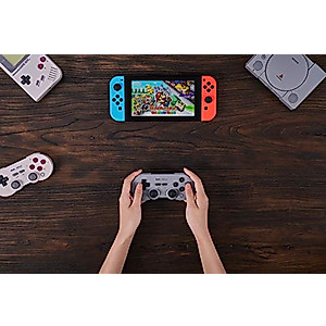 8Bitdo Sn30 Pro Bluetooth Controller for Switch/Switch OLED, PC, macOS, Android, Steam Deck & Raspberry Pi (Gray Edition)