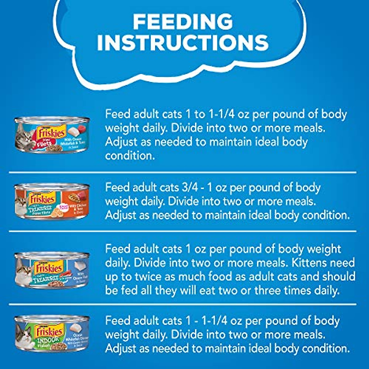 Purina Friskies Wet Cat Food Variety Pack, Oceans of Delight Flaked & Prime Filets - (40) 5.5 oz. Cans