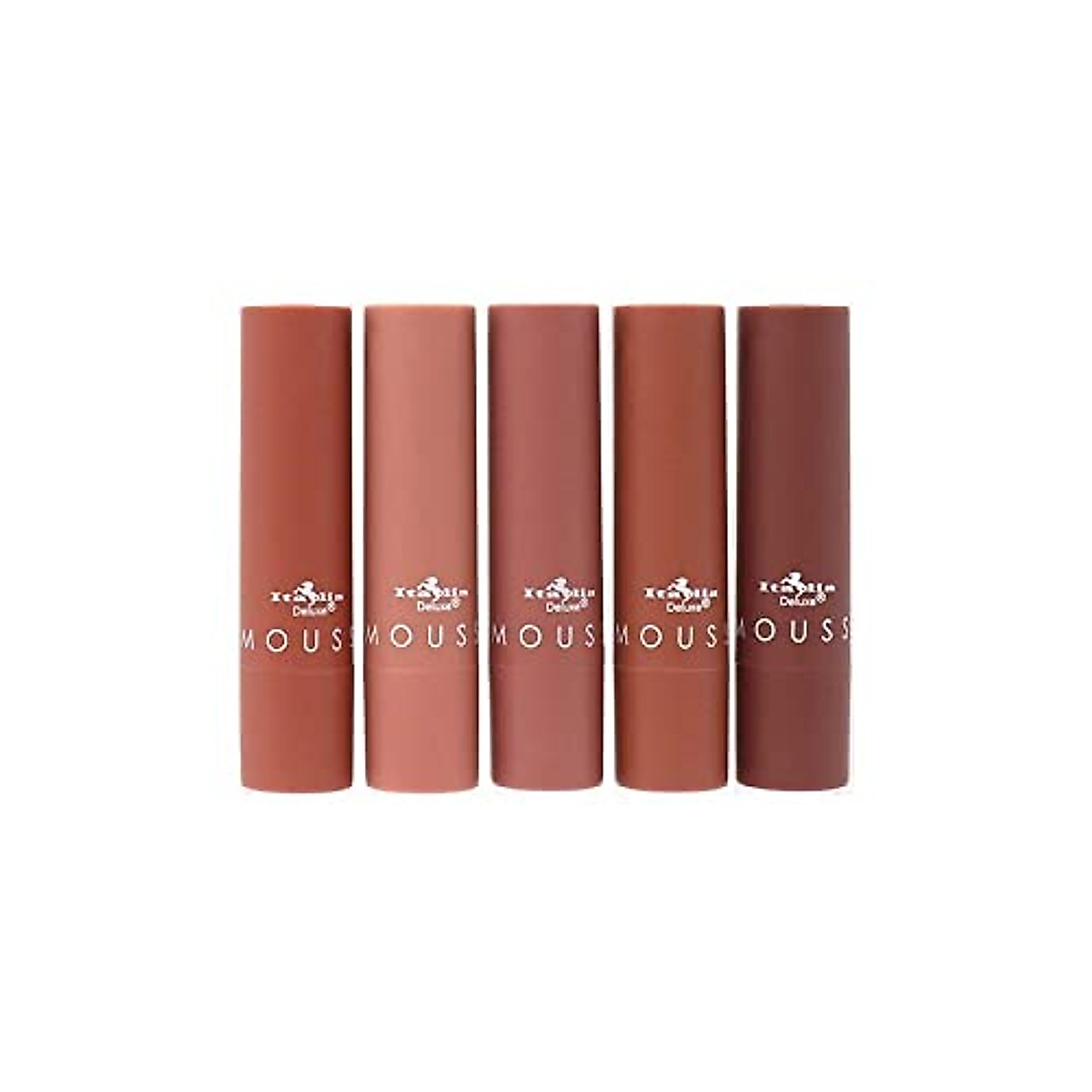 Italia Deluxe Top Five Mousse Matte Lipstick Set Send Nudes