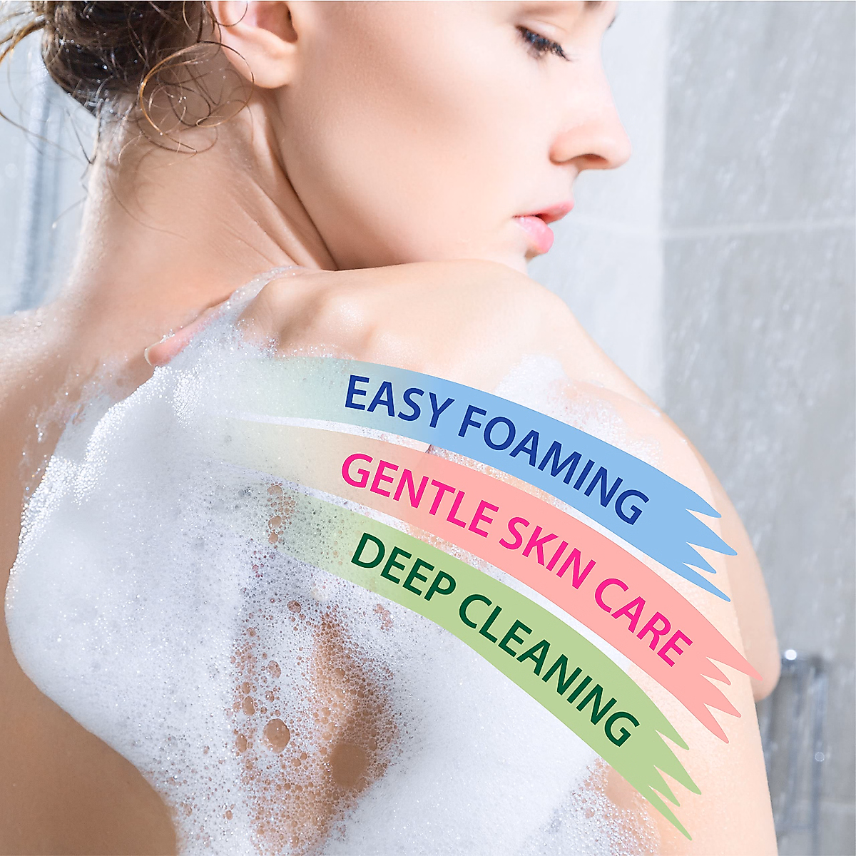 Dead Sea Collection Tea Tree Body Wash for Women and Men - with Pure Dead Sea Minerals and Tea Tree Oil - Cleanses and Moisturizes Skin - Pack of 2 (67.6 fl. oz)