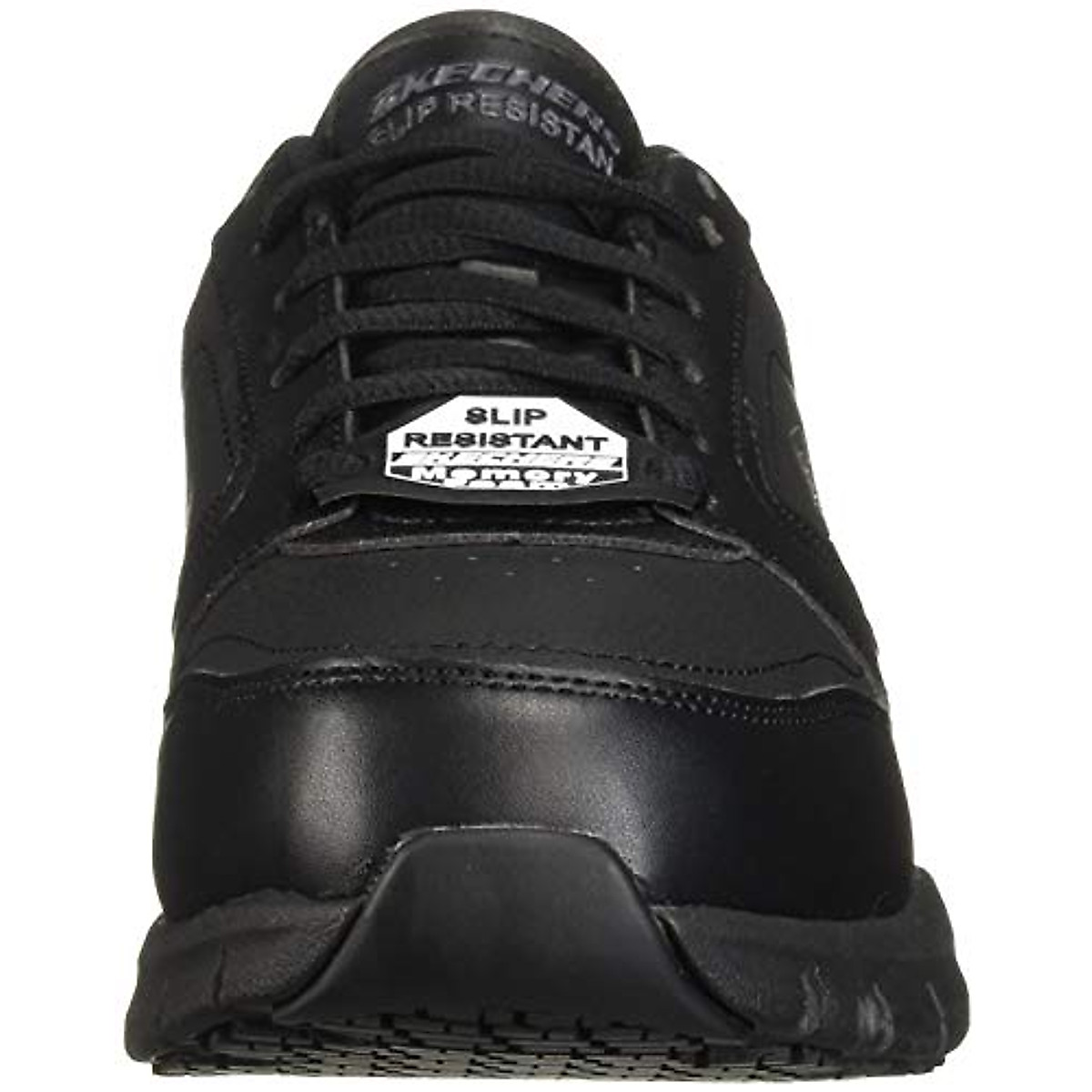 Skechers Men's Nampa Food Service Shoe, Black, 8.5
