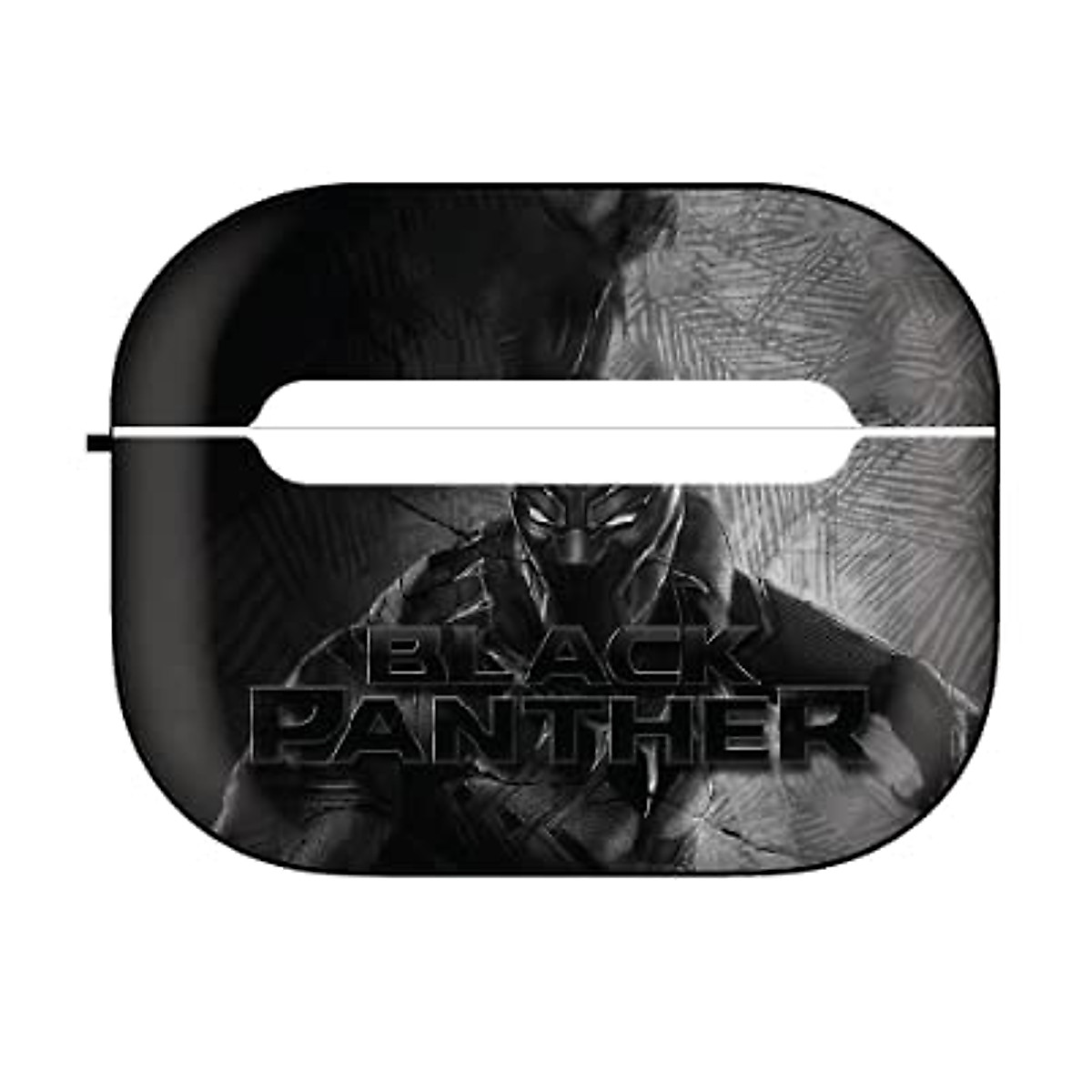 ZELLUX Mar vel Aven gers AirPods Pro Protective case Cover Accessories TPU Material, Full Protection Shock-Proof Cover with Keychain (Black-pan-Ther)