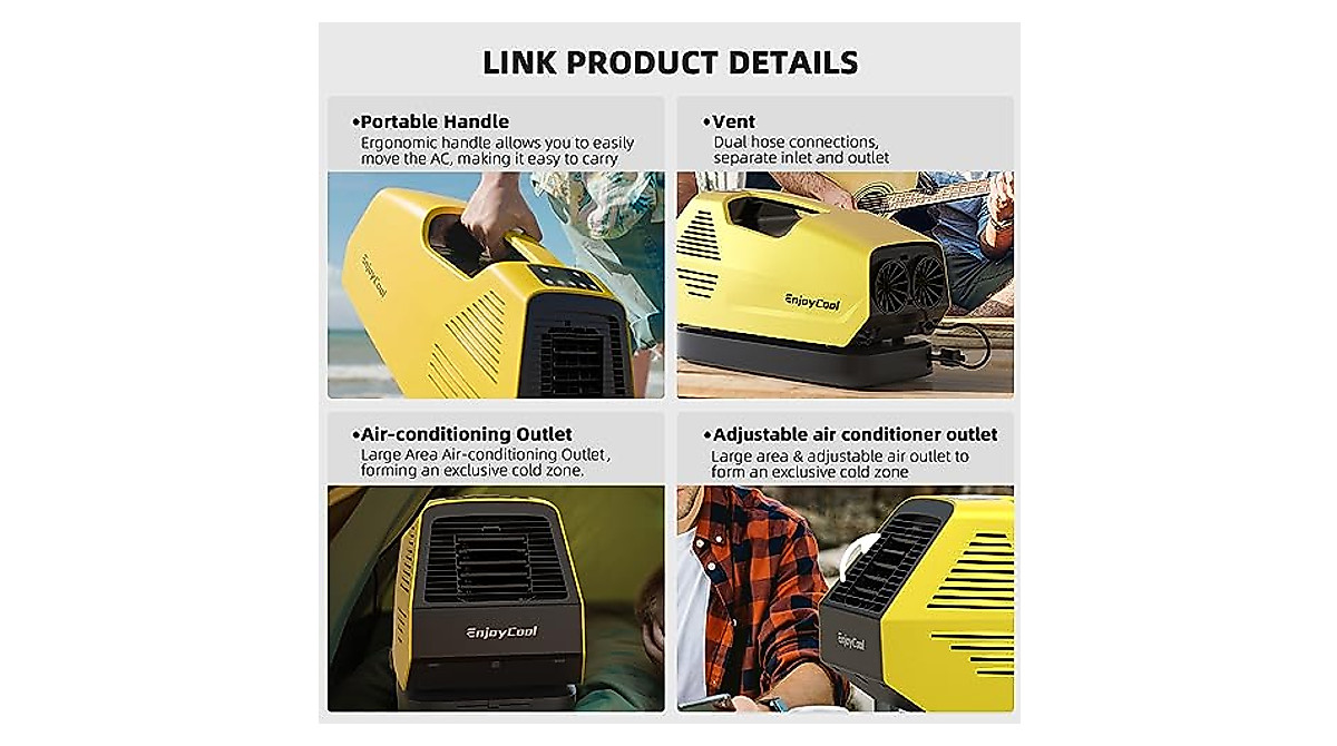 EnjoyCool Portable Air Conditioner – Compact & Powerful Cooling
