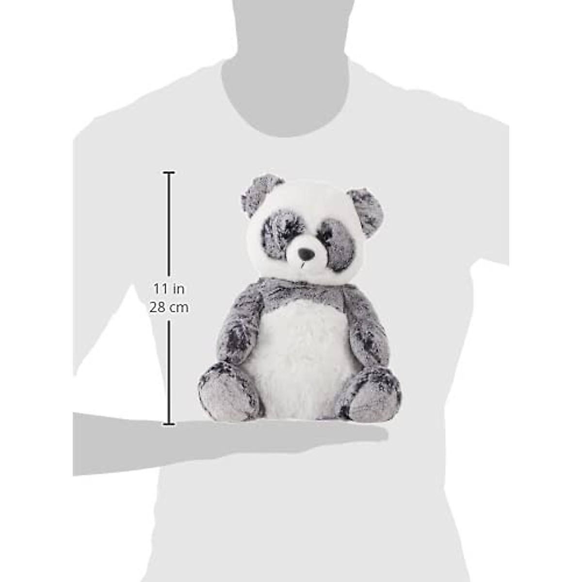 Aurora® Snuggly Sweet & Softer™ Ping Panda™ Stuffed Animal - Comforting Companion - Imaginative Play - White 12 Inches