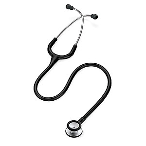3M Littmann Stethoscope, Classic II Pediatric, Black Tube, Stainless Steel Chestpiece, 28 inch, 2113