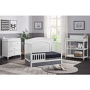 Oxford Baby Nolan/North Bay Crib to Toddler Bed Guard Rail Conversion Kit, Snow White, GreenGuard Gold Certified