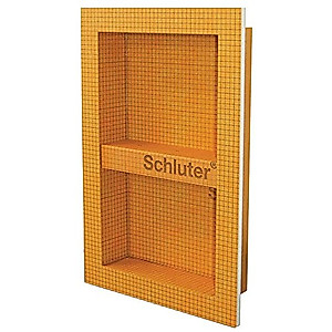 Schluter KERDI-BOARD-SN Prefabricated Shower Niche - Waterproof with Adjustable Shelf, Easy Installation - 12" x 20" - KB12SN305508A1