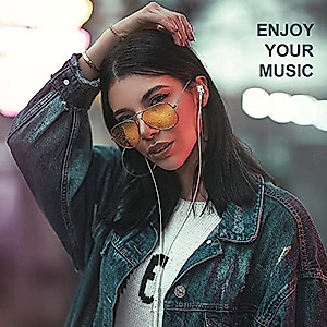 kolodosa Ear Buds for Laptop - 4 Pack Earphones with mic Wired Headphones and Microphone Sport Gym Running Workout Earbuds fits iPhone Android Kids Computer PL 3.5 Jack chromebook pc