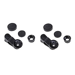 NOLITOY 2PCS Phone Lens Wide Angle Lens Smartphone Phones Smartphones Fish Eye Lens for Phone 13 3 in 1 Phone Camera Lens Phone fisheye Lens Optical Lenses Phone Clip-on Camera Lens Triple