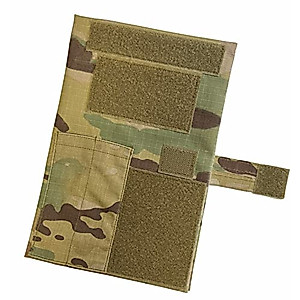 OCP Green Military Log Book Cover, Army Tactical Notebook Cover, OCP Book Cover 5.5”X 8”