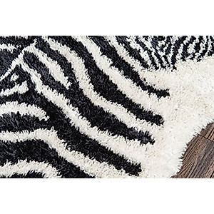Novogratz by Momeni Rugs Kalahari Collection Area Rug, 5'0" x 7'6", Black
