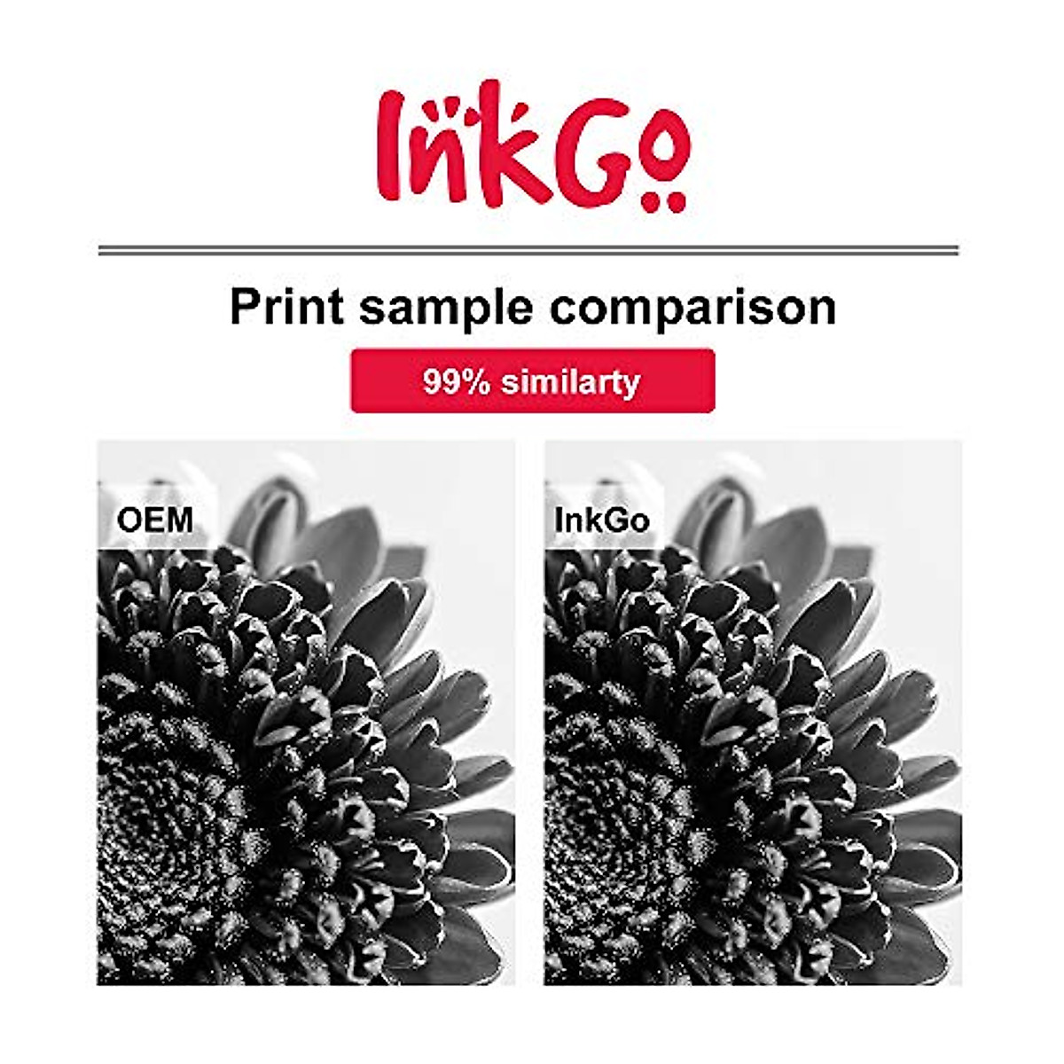 InkGo Compatible Toner Cartridge Replacement for Brother TN760 (Black, 2-Pack) (IG-TN760(2))