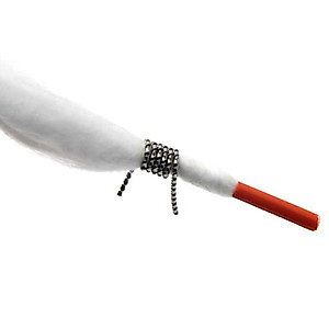 Beavorty 40PCS Organic Shoelace Cotton Sticks Japanese Organic Doctor Shoelaces Cotton Coil Clouds Shoelace Style Cotton Threads Wick