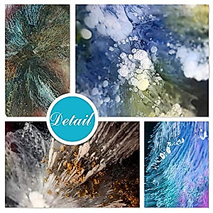 White Alcohol Ink Set - 12 x 10ml 2 Kinds of White Alcohol Based Inks for Epoxy Resin Painting, Resin Petri Dish Making - Concentrated White Alcohol Dye for Resin Art, Coaster, Yupo, Tumbler Making