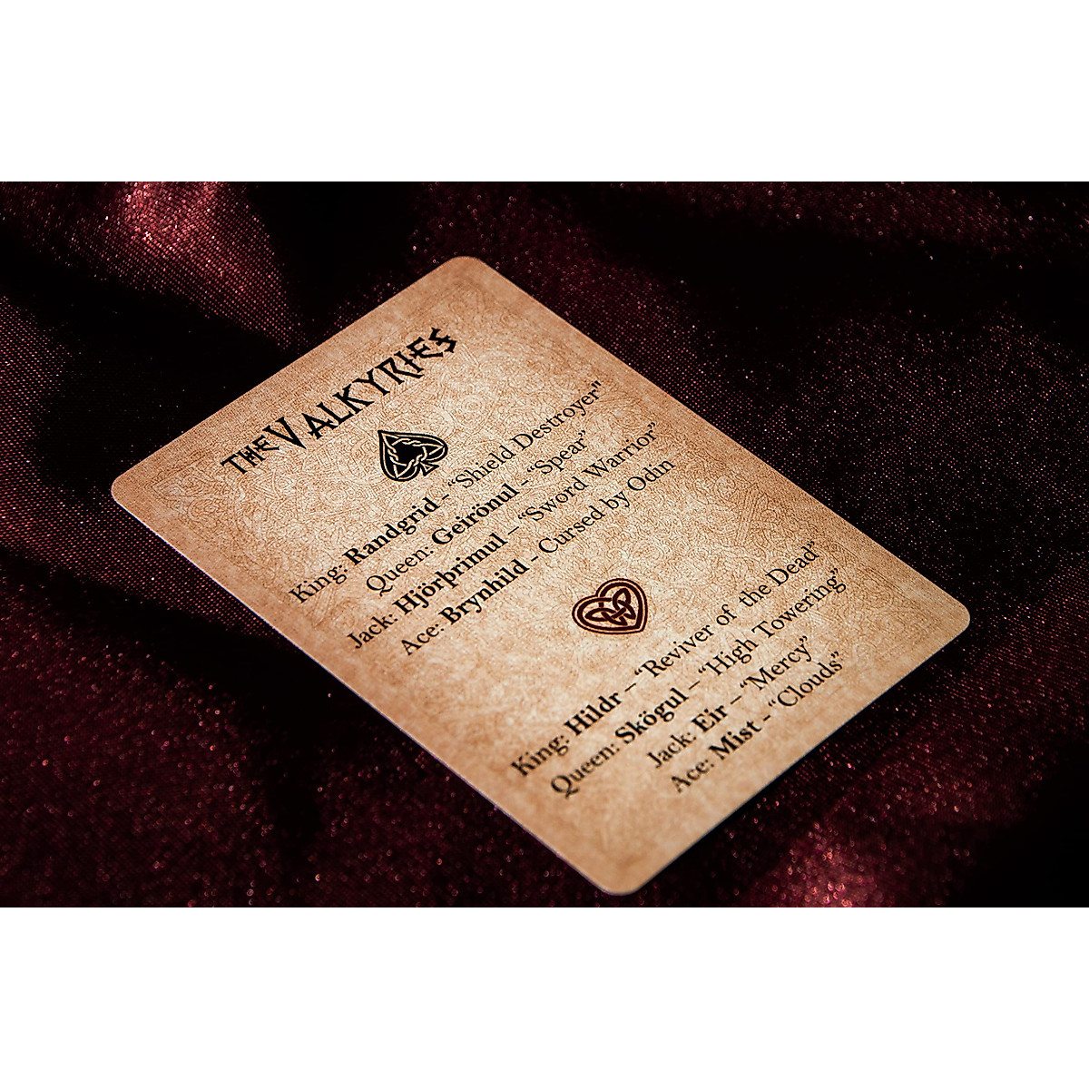 Bicycle Valkyrie Playing Cards Gent Supply