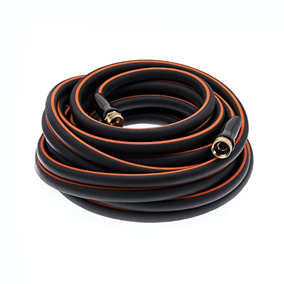 EASTRANS Heavy Duty Garden Hose 5/8 in x 25 ft, Flexible Water Hose with 3/4" Solid Brass Connector Outdoor, Car wash, Lawn