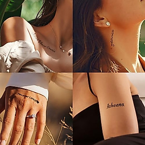 Custom Temporary Tattoo - Temporary Tattoos for Gifting - Make Your Own Temporary Tattoos - Tattoo Stickers for Men & Women