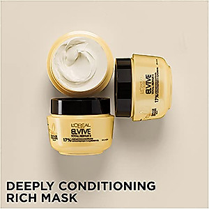 L'Oreal Paris Hair Care Elvive Total Repair 5 Damage Erasing Balm, Conditioning Hair Mask for Damaged Hair, with Almond and Protein, 8.5 fl; oz, (Pack of 2)