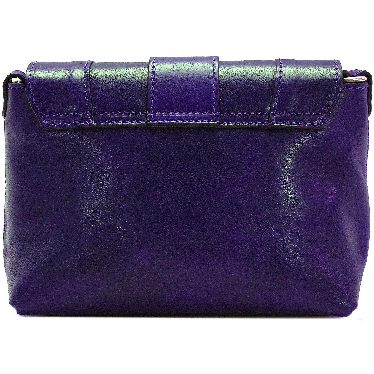 Floto Sapri Cross Body Bag in Brown Leather