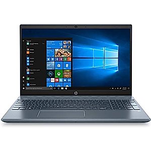 HP Pavilion 15.6 FHD AMD Ryzen 5 3500U AMD Radeon Vega 8 Graphics 8GB RAM 128GB SSD 1TB HDD Webcam Windows 10 Blue Laptop (Renewed)