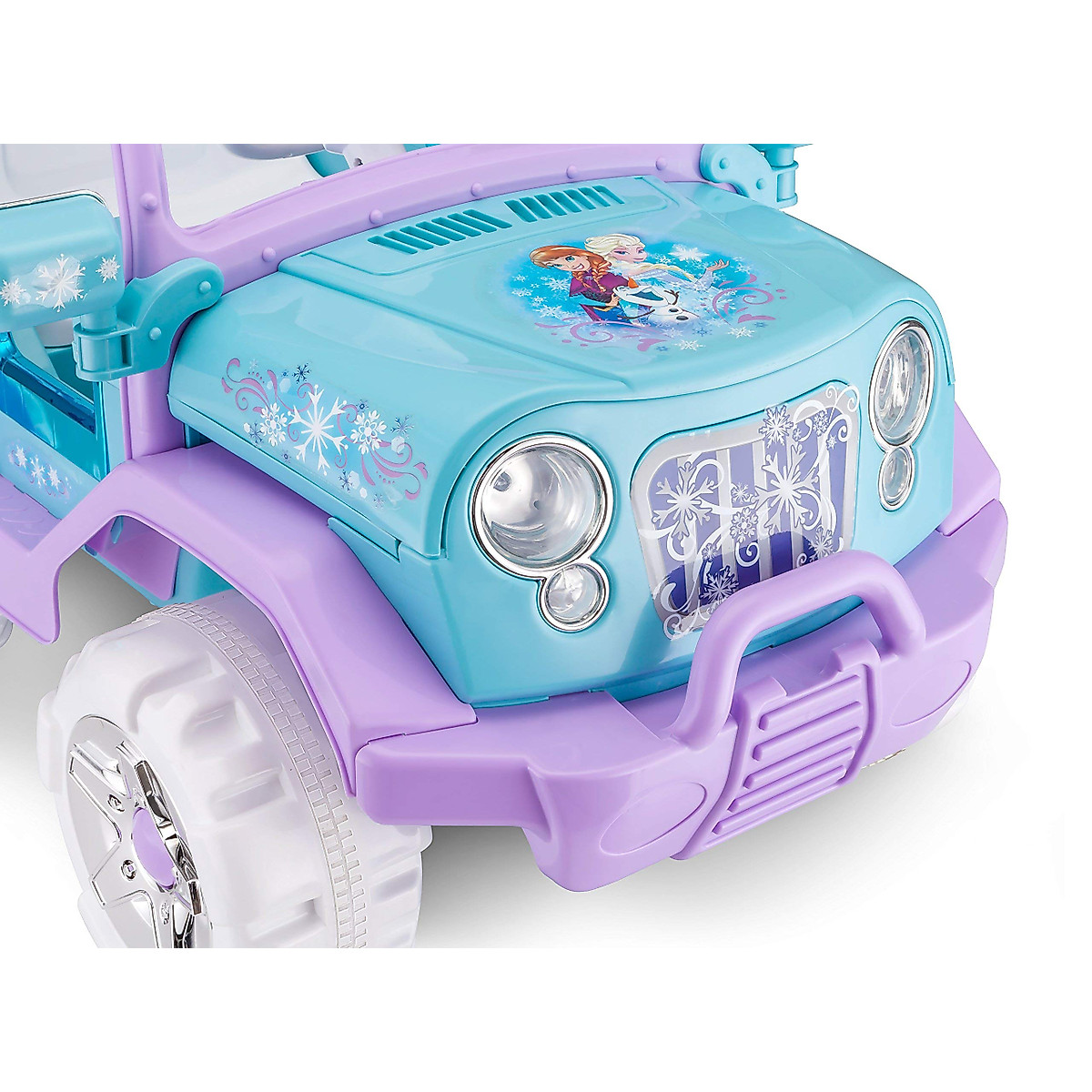 Kid Trax Disney Frozen Kids 4x4 Ride On Toy, 6 Volt, Kids 3-5 Years Old, Max Weight 55 lbs, Single Rider, Battery and Charger Included, Blue