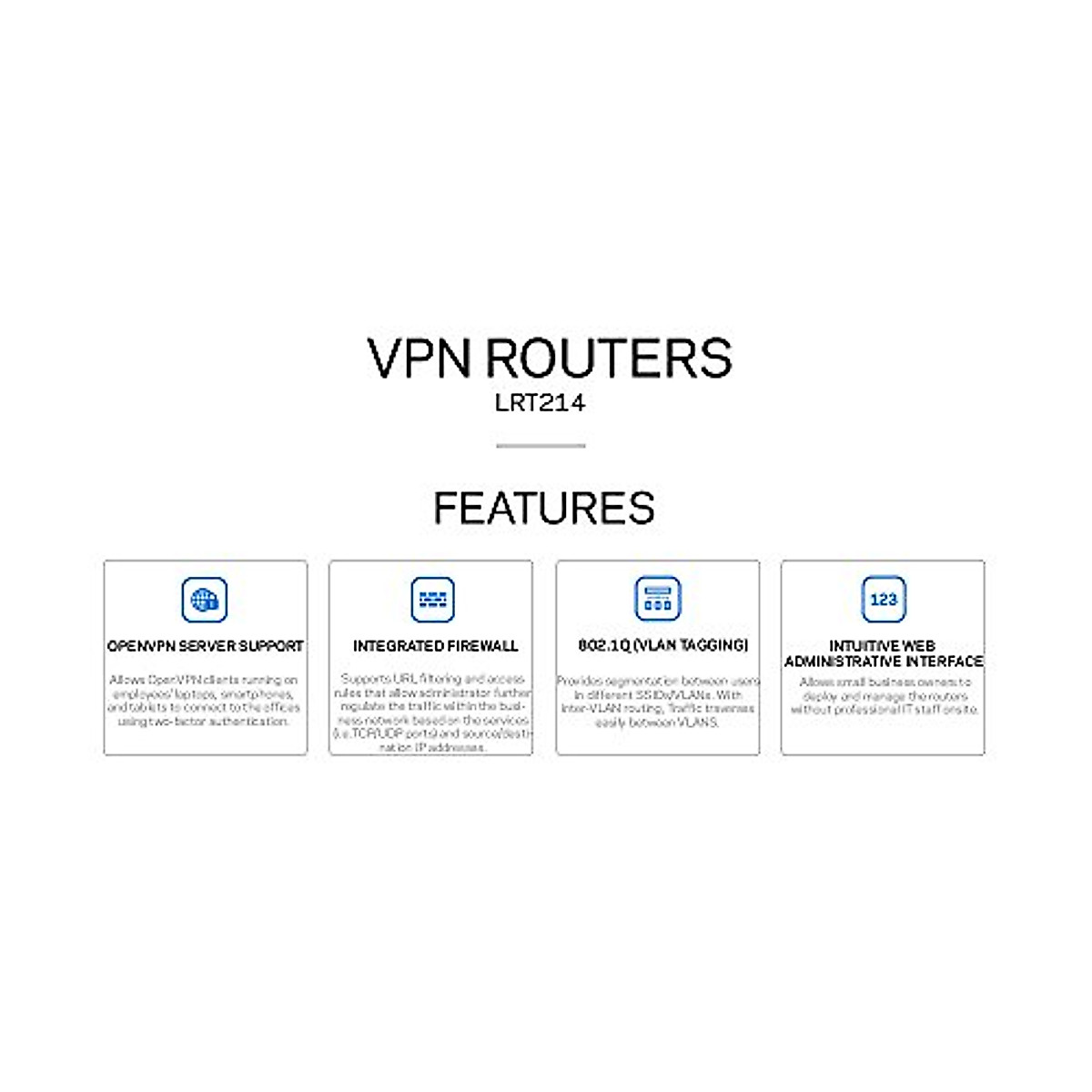 Linksys Business LRT224 Dual WAN Gigabit VPN Router