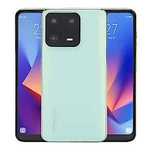 Vikye 6.3 Inch Ultra HD Screen 4GB RAM 64GB ROM 8MP and 24MP Camera Face Recognition 3G WiFi GPS Mobile Phone for Android 12 US Plug 100V to 240V (Green)