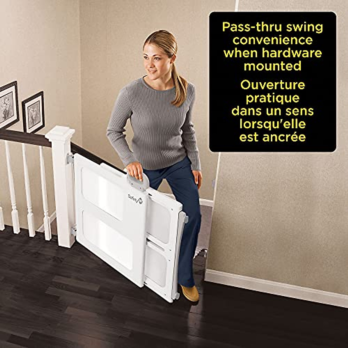 Safety Gate - White, 28" to 42"