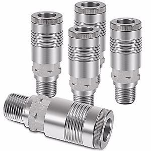S-1816 1/2" Male Body G Style Coupler Air Fittings Air Plug Coupler (5pcs)