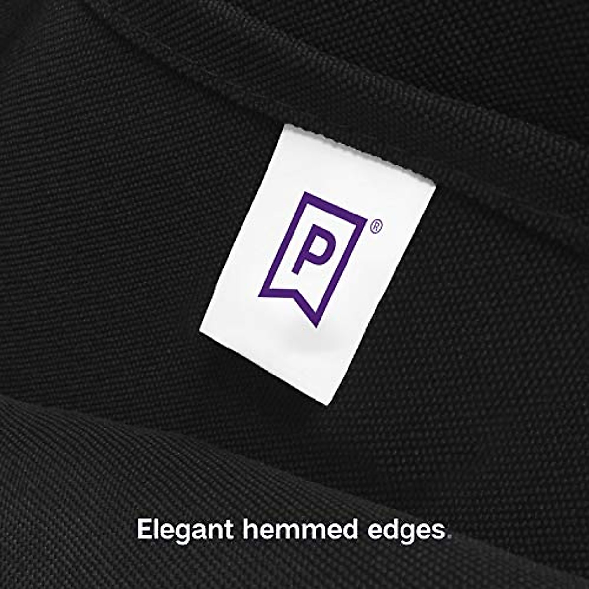 Gee Di Moda Rectangle Tablecloth | 90 x 132 Inch - Black Rectangular Table Cloth for 6 Foot Table in Washable Polyester | Great for Buffet Table, Parties, Holiday Dinner, Wedding & Baby Shower