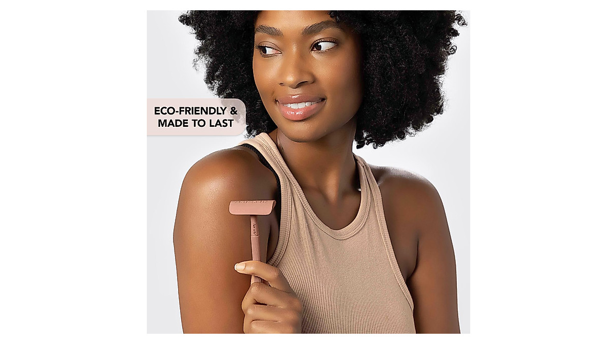 Kitsch Safety Razor Kit: Smooth, Eco-Friendly Shave for Women & Men