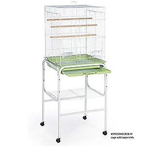 Prevue Pet Products Bird Cage Stand with Shelf, White