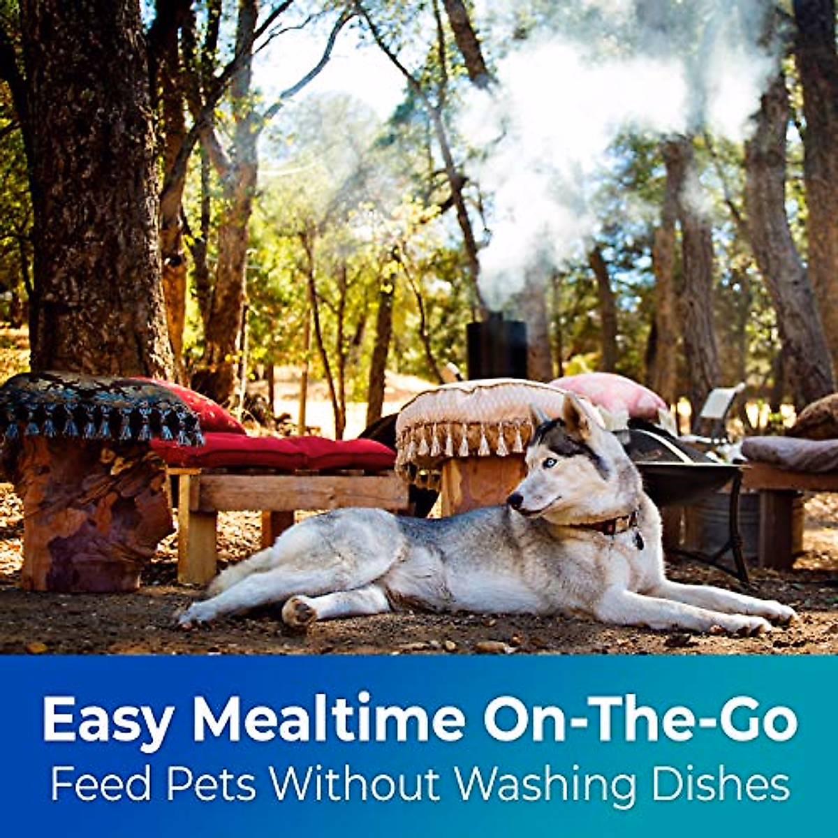 Vet-Grade Biodegradable Disposable Pet Bowls Bulk 100 Pk 8 Oz/1 Cup. Non-Toxic Food and Water Dishes for Puppies, Small Dogs or Cats. Sturdy and Leakproof for Healthy Pets!