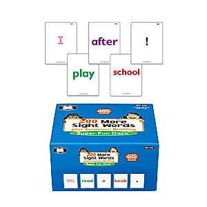 Super Duper Publications | Sight Words Plus Sentence Building Fun Deck Card Bundle | Educational Learning Resource for Children